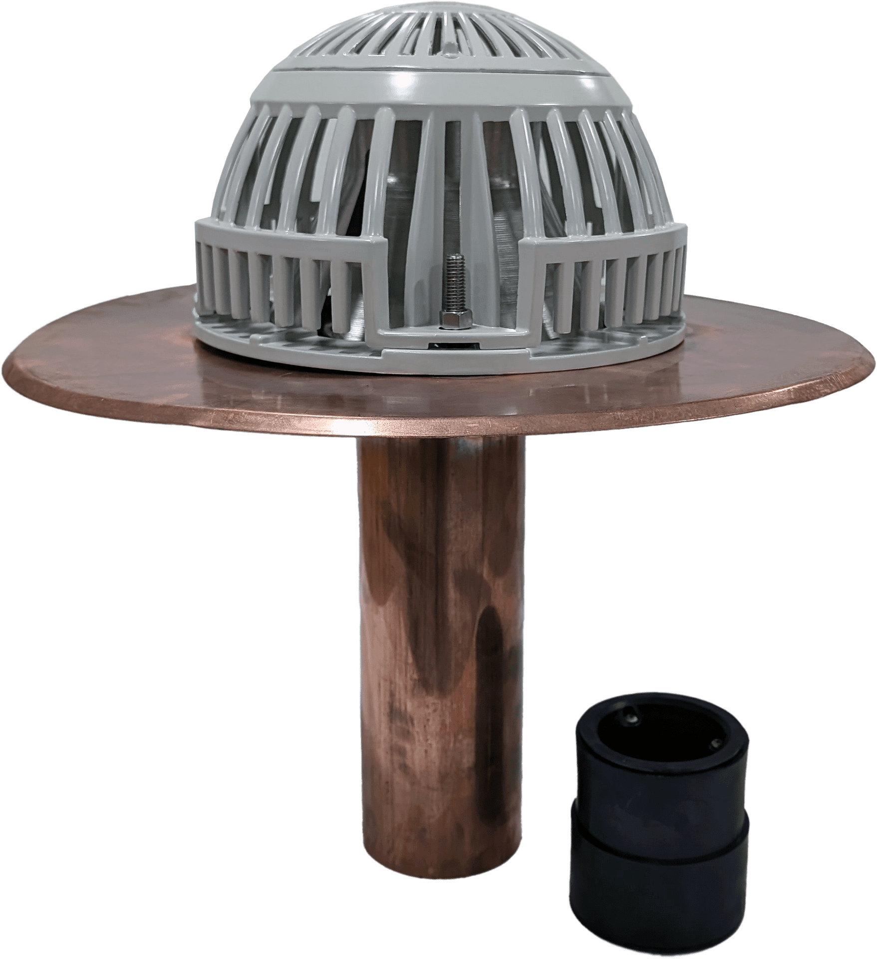 Copper 4-Bolt RetroDrains - Flat Deck - Platinum Roofing Products