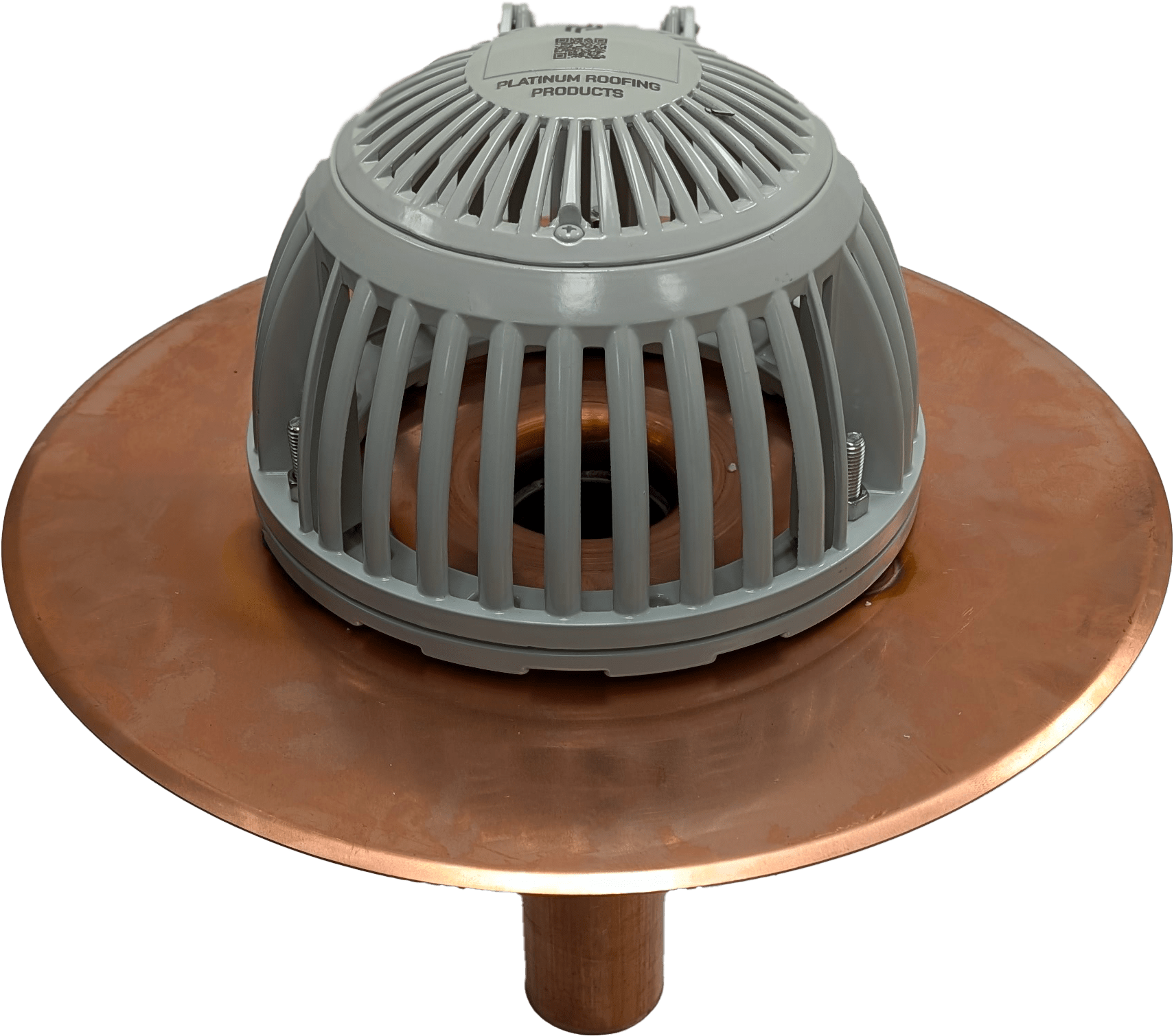 Copper 3-Bolt New Installation Drains - Flat Deck - Platinum Roofing ...